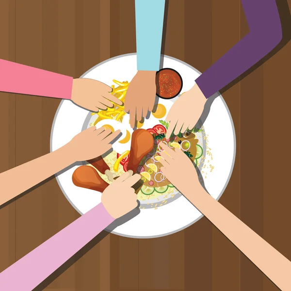 People Serving Food Clipart