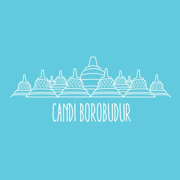Borobudur temple Vector Art Stock Images | Depositphotos