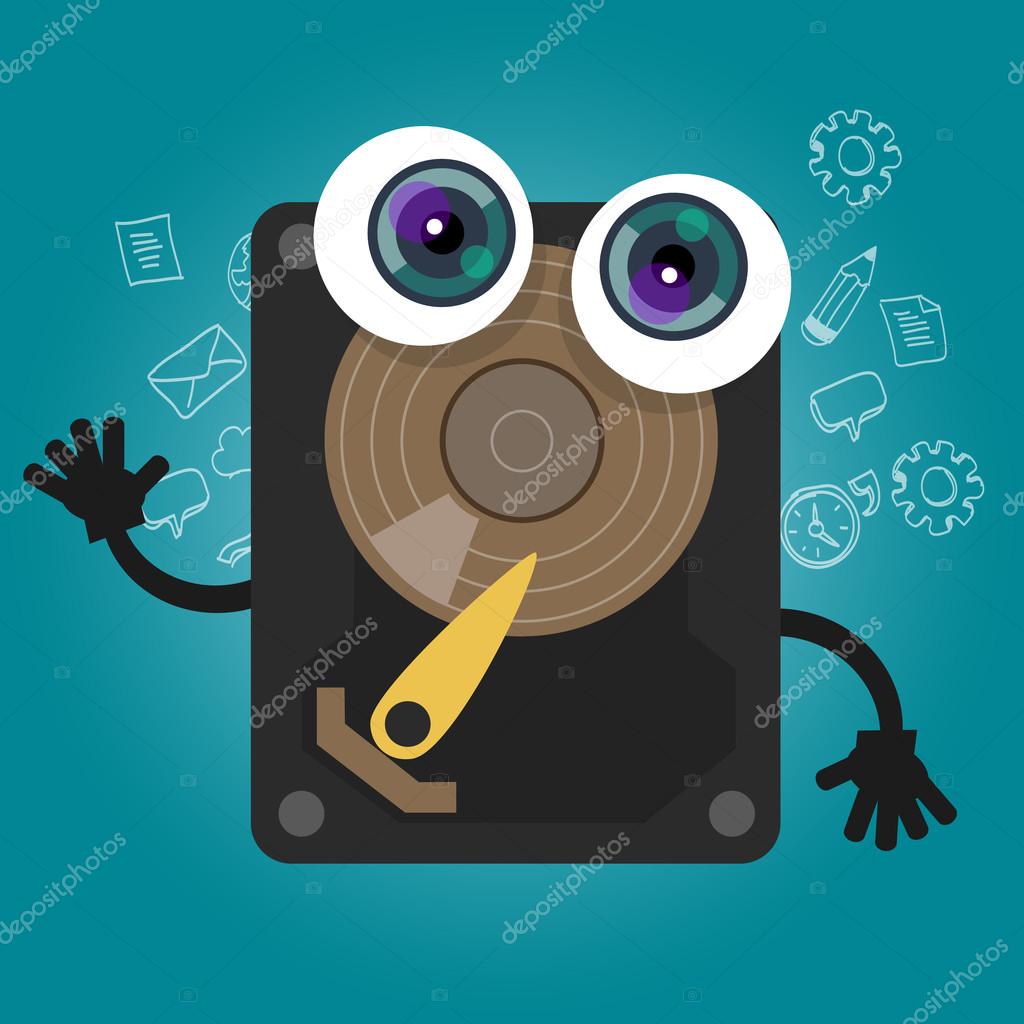 disco duro ordenador componente base de datos grande datos ...