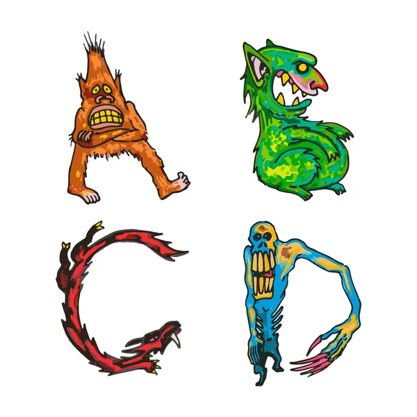 Latin Fantasy alphabet Stock Vector Image by ©magnolija_three #67998901