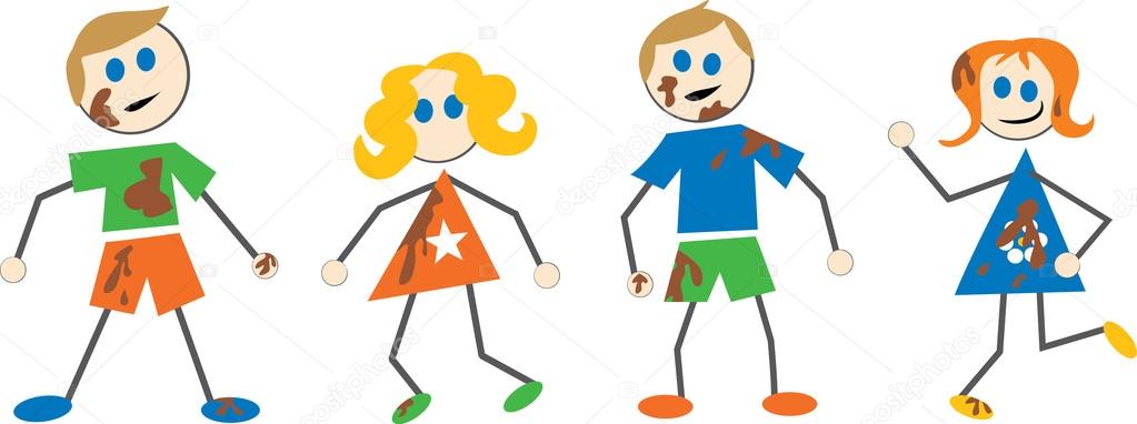 Messy kid Vector Images, Royalty-free Messy kid Vectors | Depositphotos®