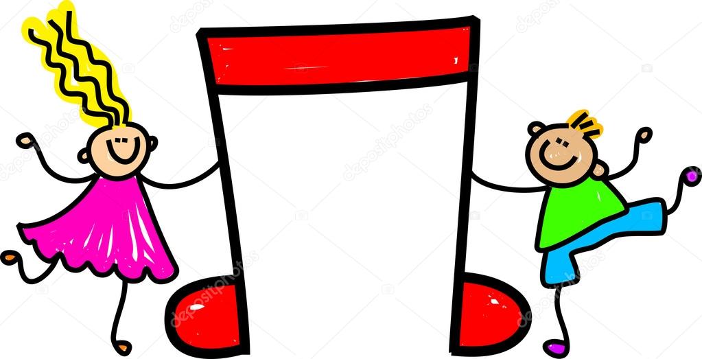 Kids Music Notes Clipart
