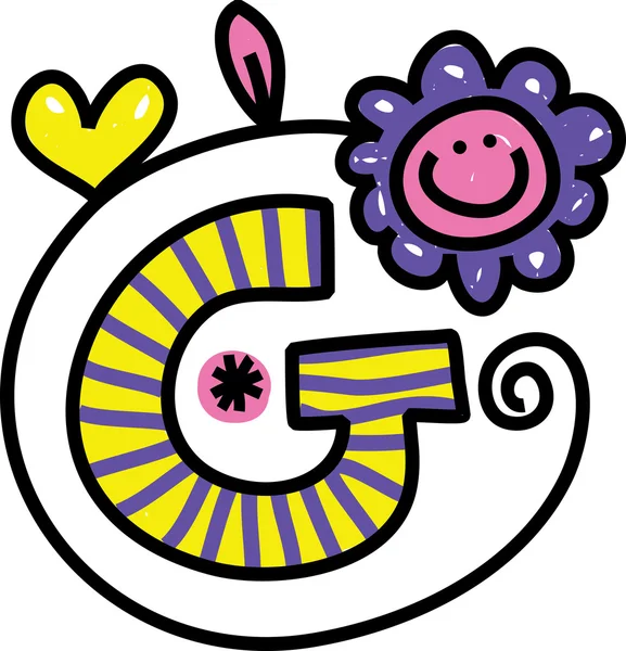 Whimsical Cartoon Alphabet Letter Stock Vector Image by ©Prawny #64295633