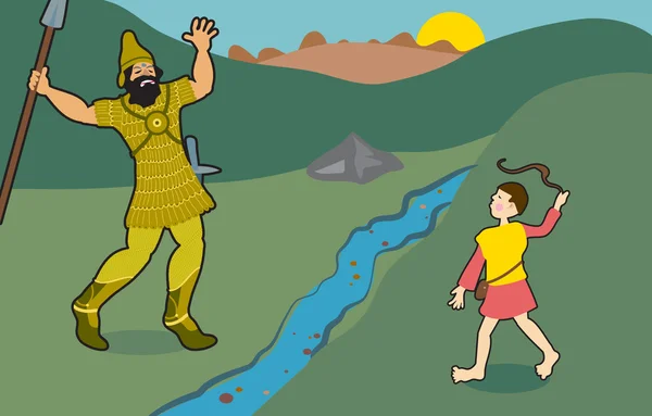 David and goliath Stock Vectors, Royalty Free David and goliath ...