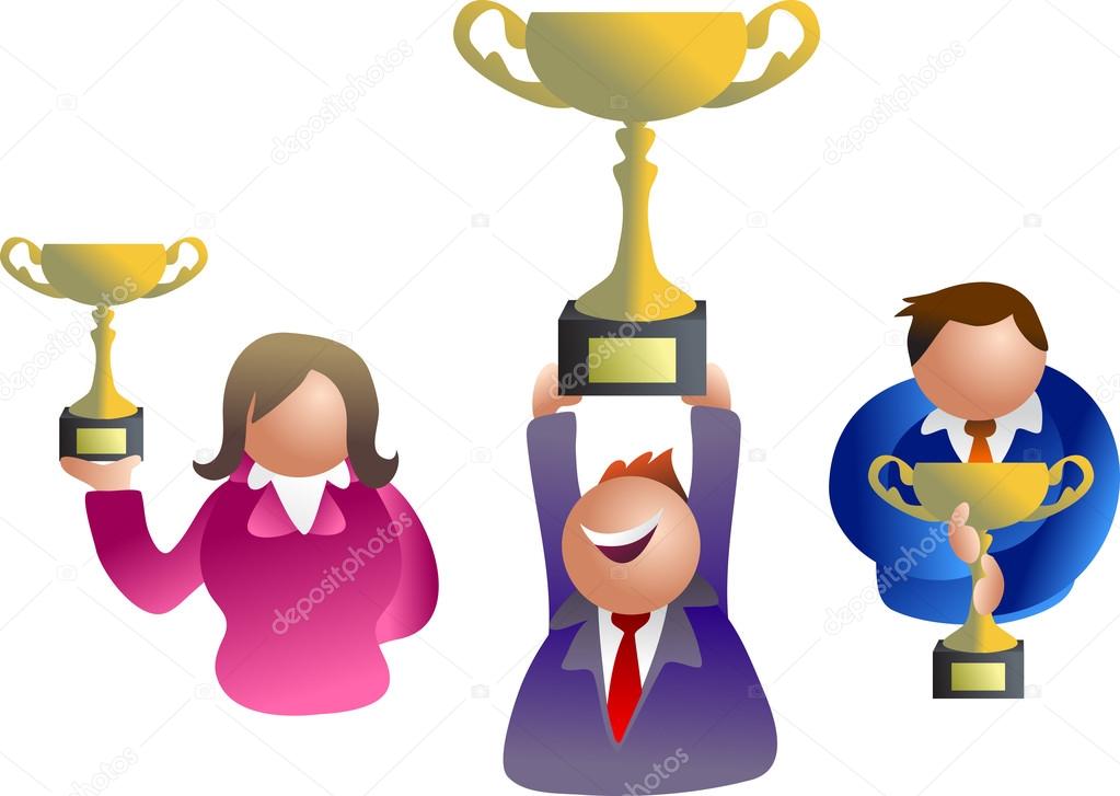 Winner Trophy Backgrounds Vector