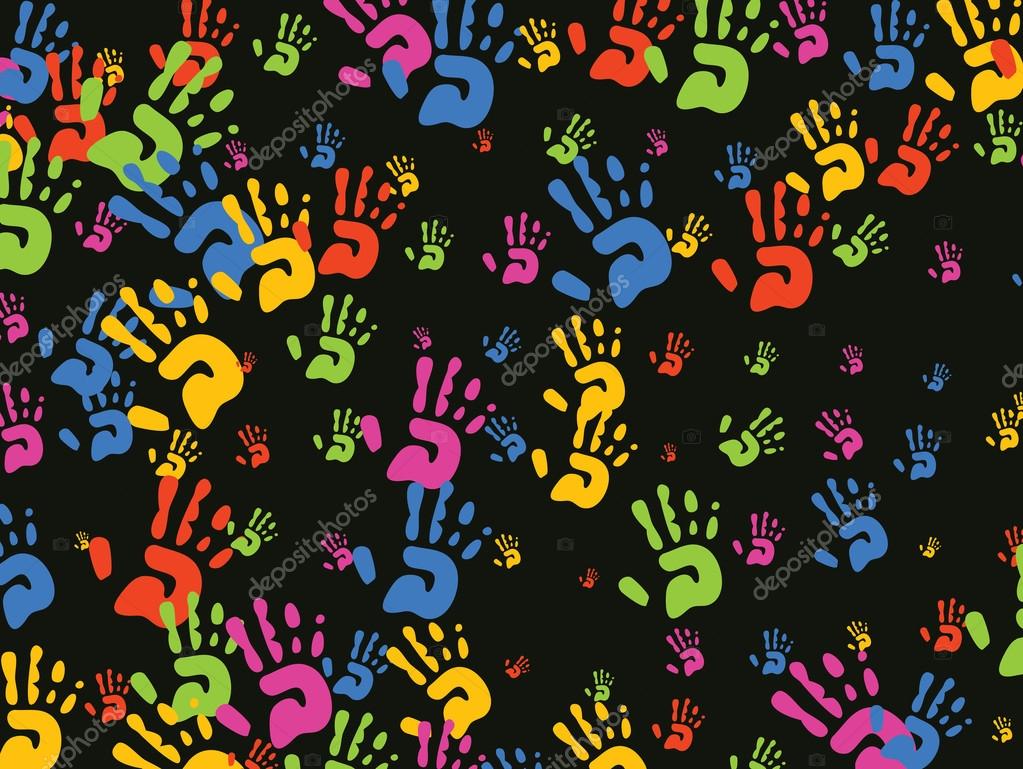 Hand Printed Wallpaper Foto Wallpaper Cartoon Hand Getekende Olifant