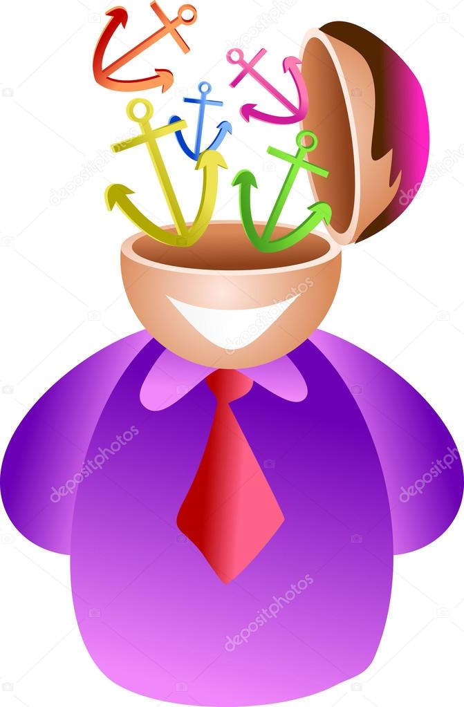 Anchor brain Stock Vector by ©Prawny 64294559
