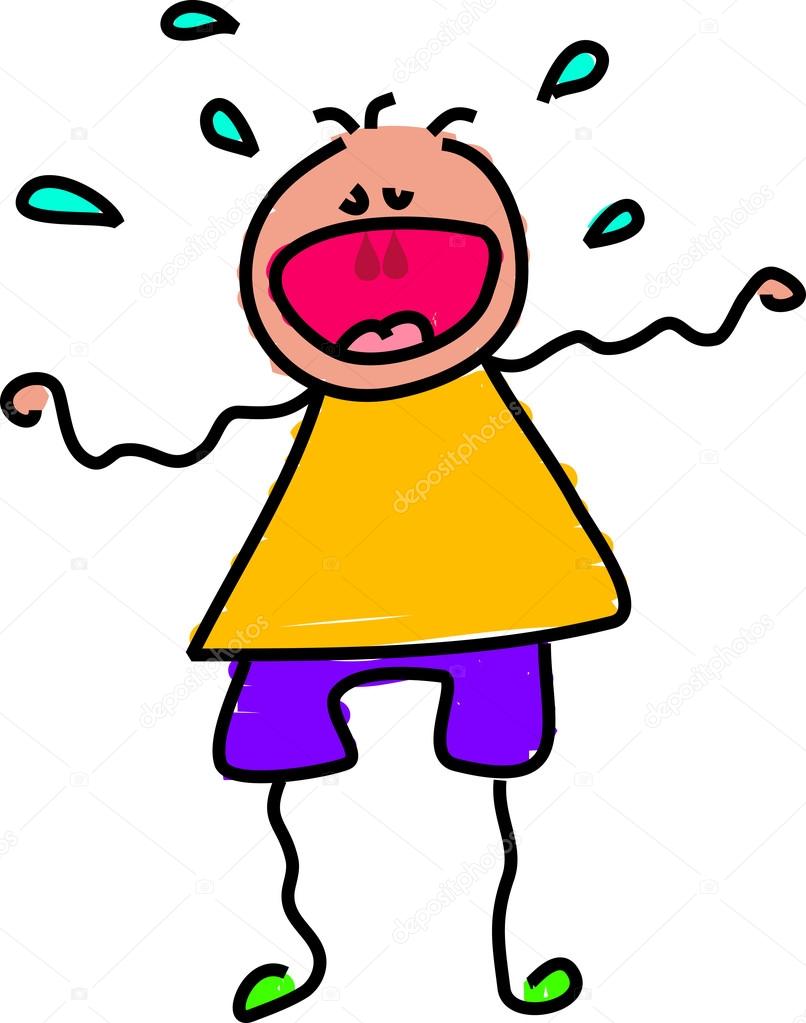 Girl Temper Tantrum Cartoon