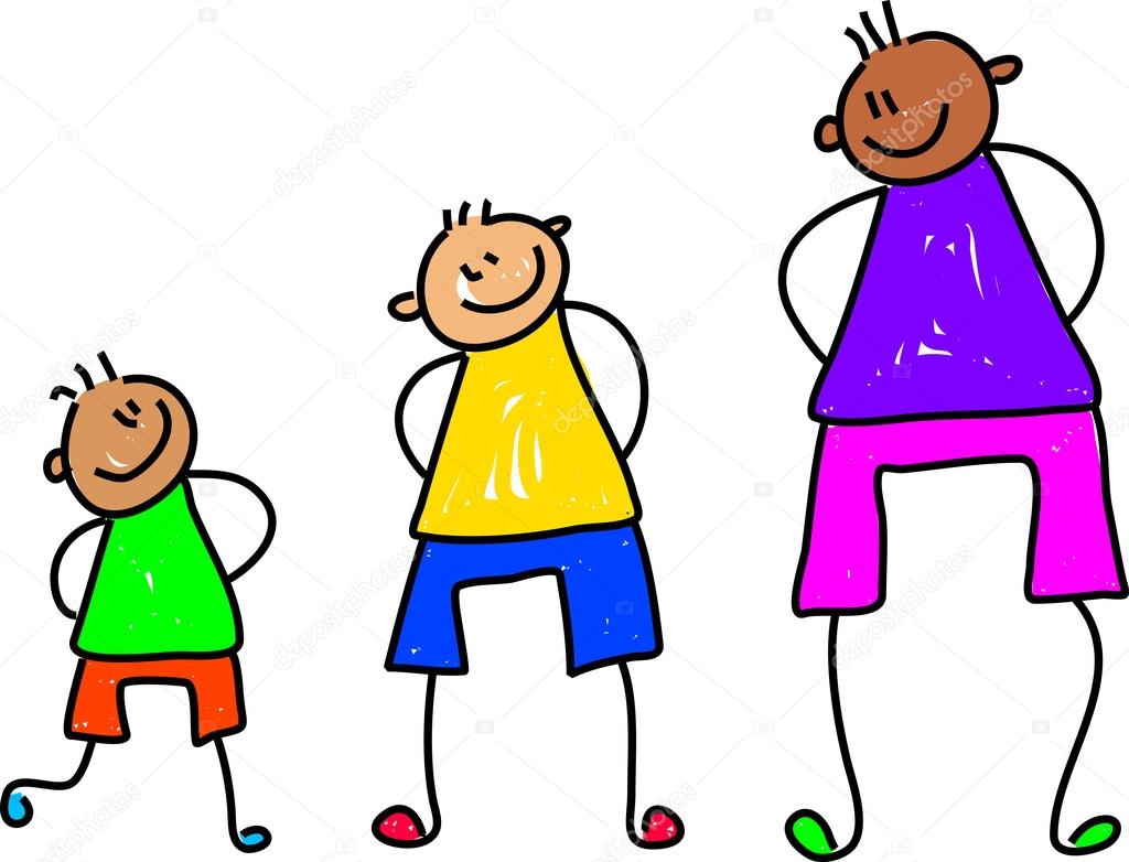 Growing Up Clip Art Grow Up Human Stock Vector Illustration And