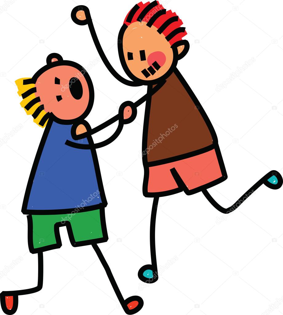 Two Kids Fighting Stock Illustration by ©Prawny #64298097 Two Kids Fighting Stock Illustration by ©Prawny #64298097