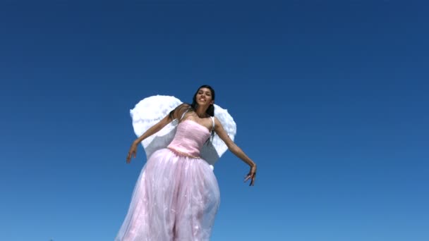 Angel flying in the air — Stock Video © VIAfilms #65607895