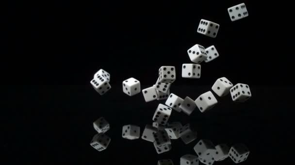 Dice falling down — Stock Video © VIAfilms #65800665