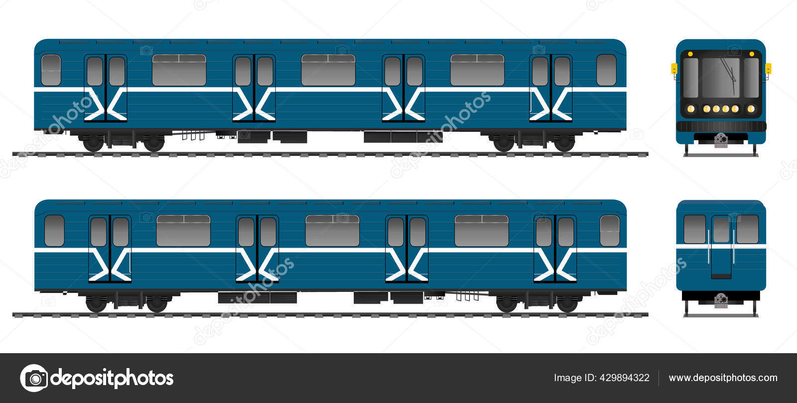 Subway Car Vector