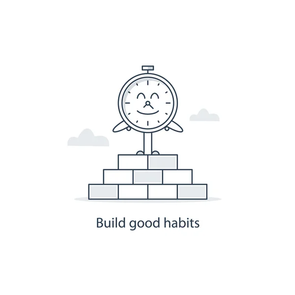 Construir hábitos Vector Art Stock Images | Depositphotos
