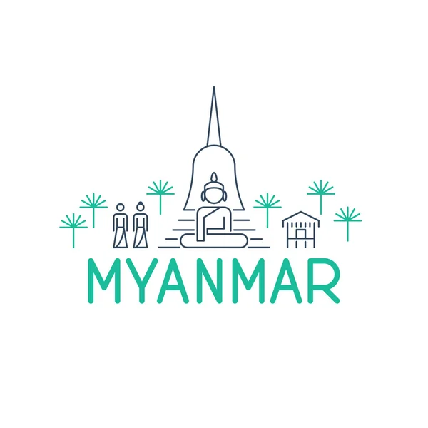 Myanmar logo Vector Art Stock Images | Depositphotos
