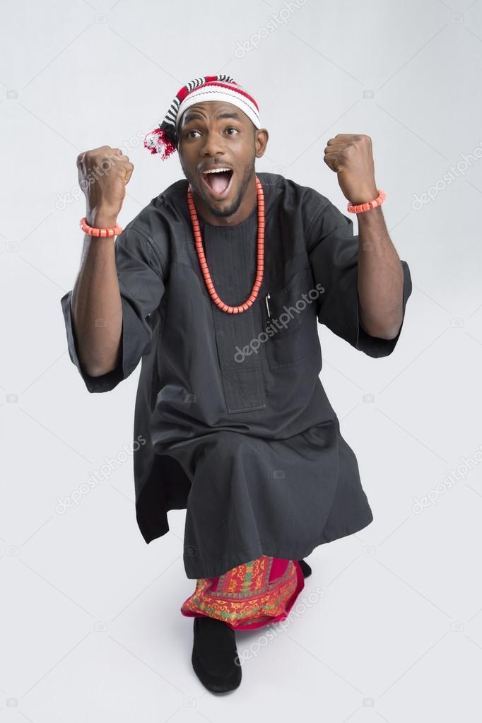 Man with traditional clothes — Stock Photo © akindolu #72587103