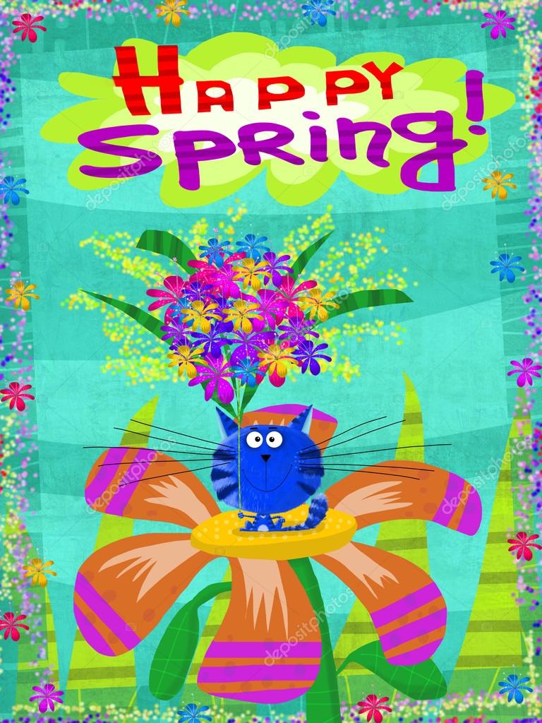 Happy Spring Kitten