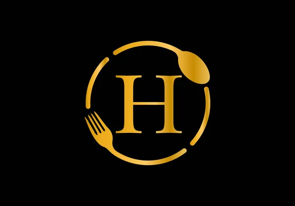 H food logo images vectorielles, H food logo vecteurs libres de droits ...