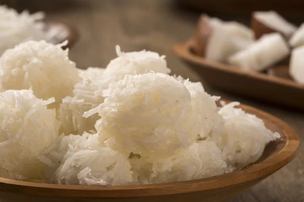 Peruvian cocadas, a traditional coconut dessert sold usually on Stock ...