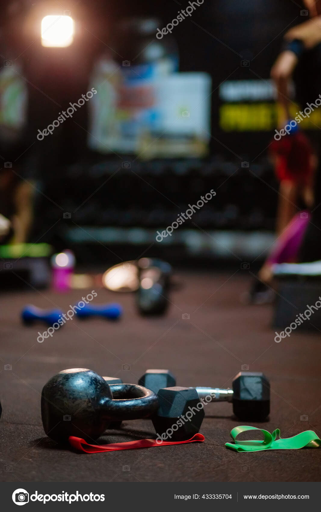 High intensity interval training group ⬇ Stock Photo, Image by ...