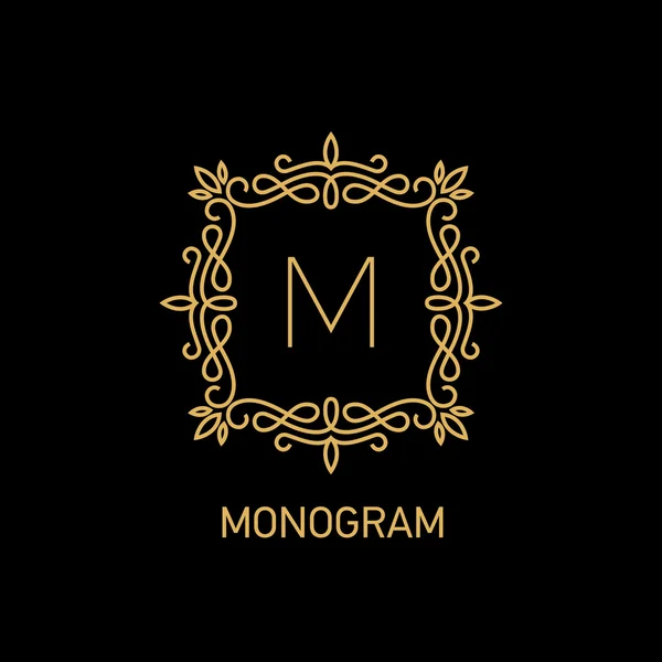 Monogram7 — Stock Vector © tunejadez #66819993