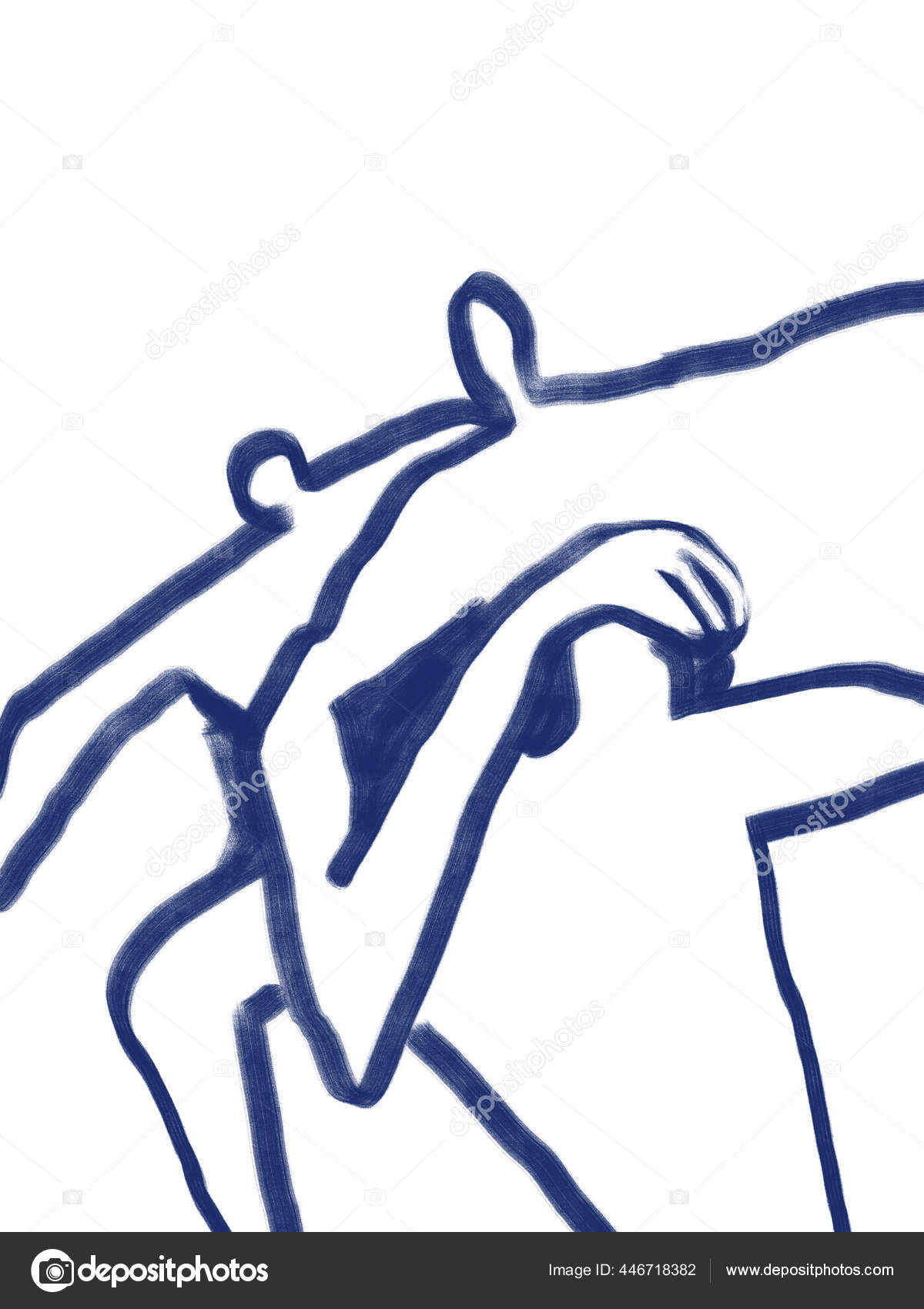 Color Drawing Of People