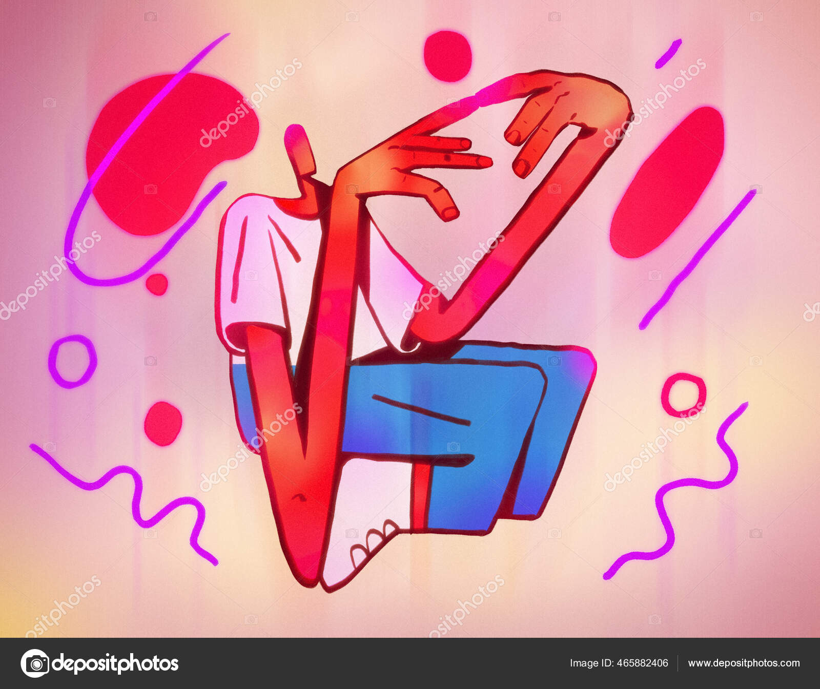 Concept Meditation Workflow Health Benefits Body Mind Emotions Master ...