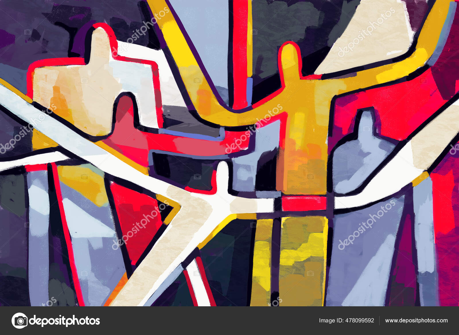 Simple Abstract Drawings Of People