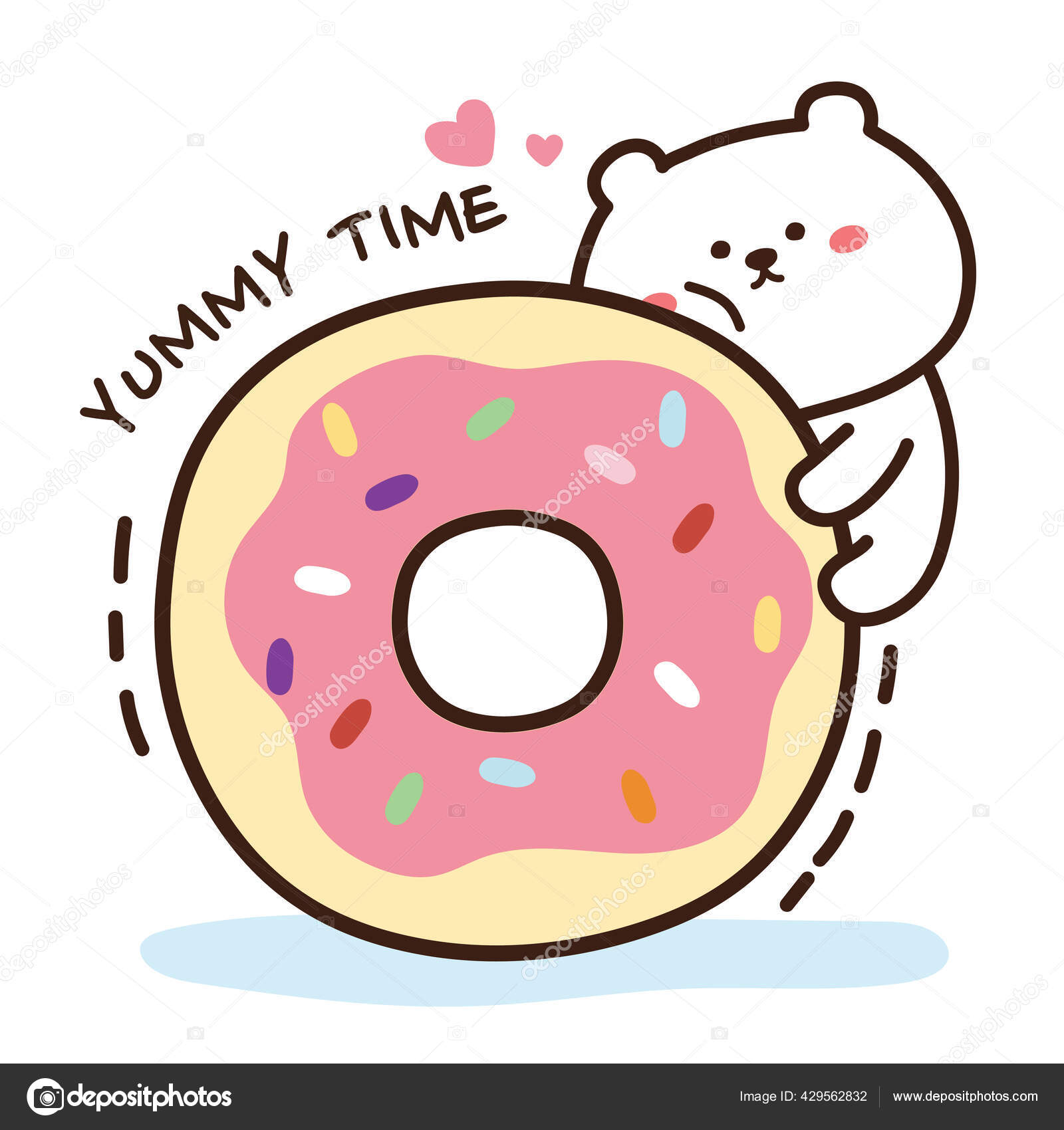 Cute Cartoon Donuts