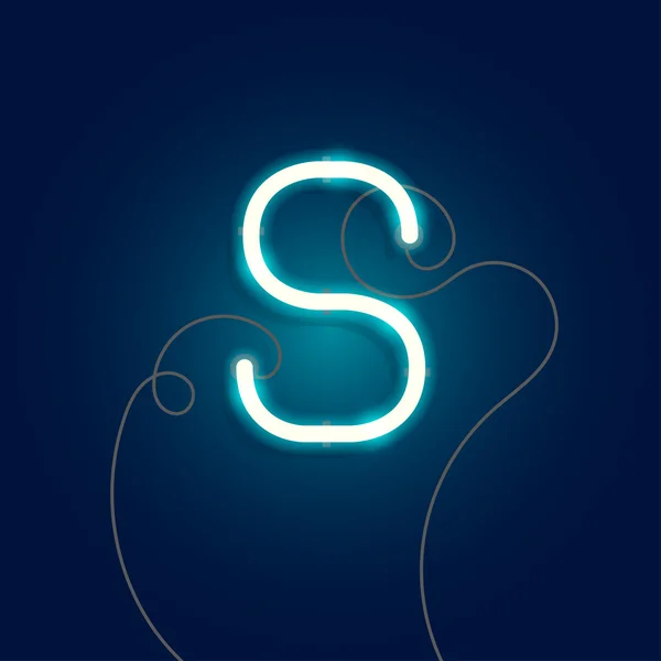 Neon letter V Stock Vector Image by ©whitebarbie #112307544