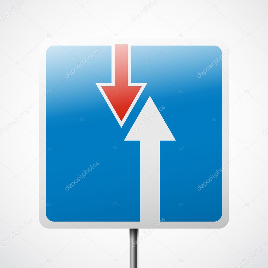 Road priority sign. The advantage Stock Vector by ©whitebarbie 121889960