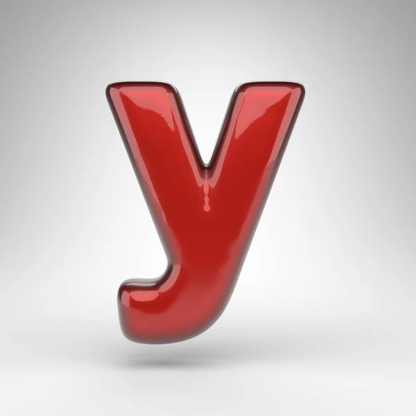 Letter Y Red