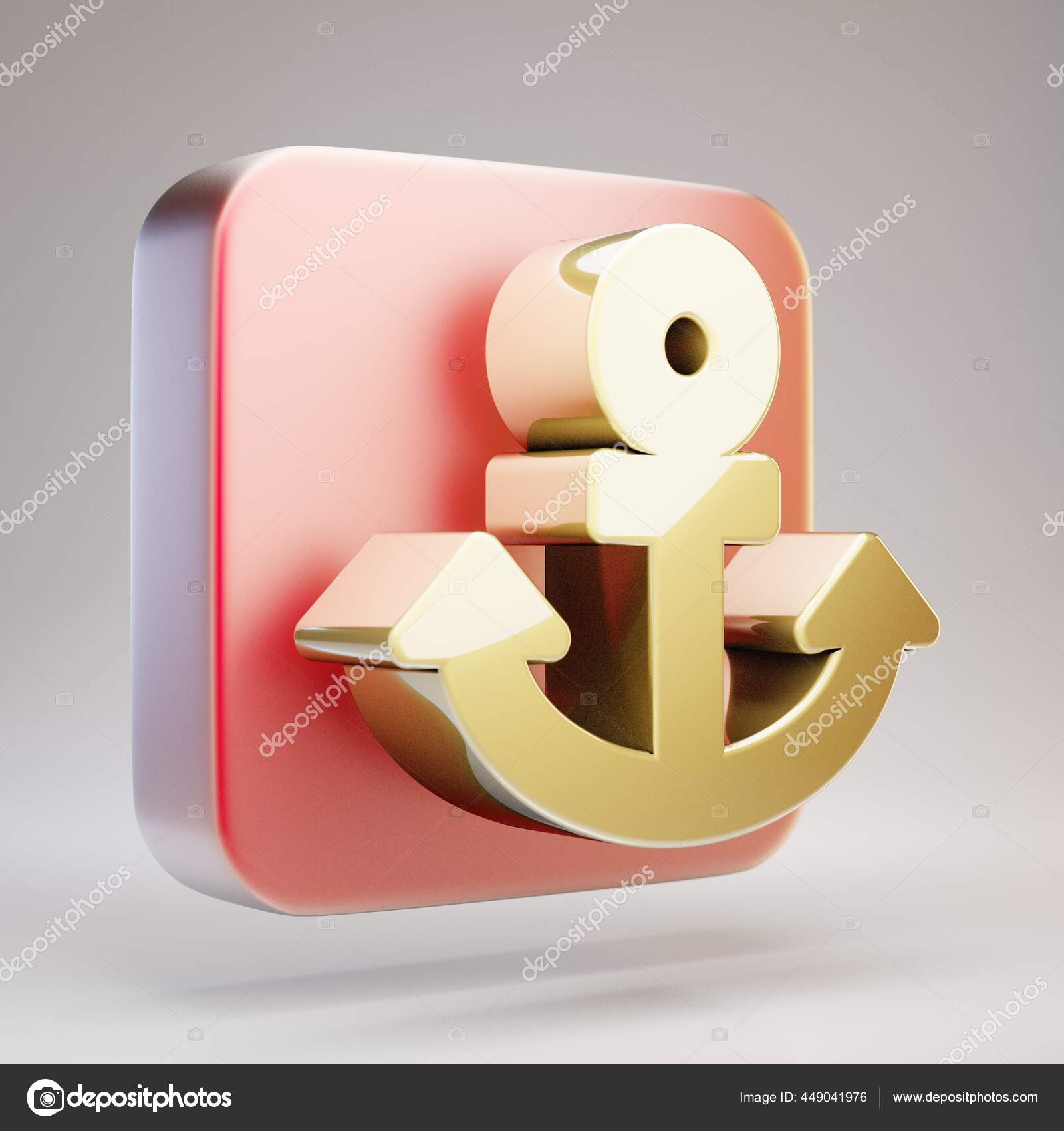 3d Anchor Icon