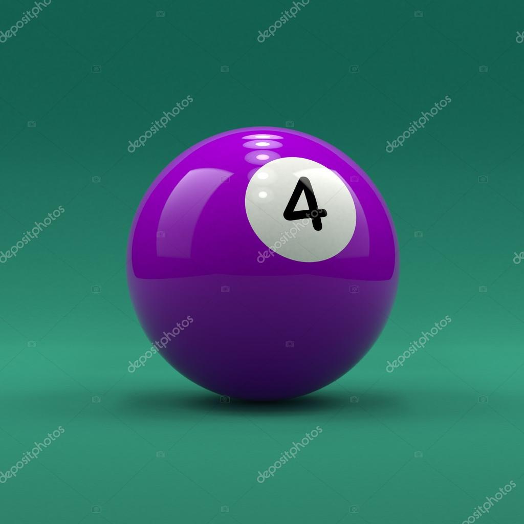 Billar bola número 4: fotografía de stock © whitebarbie #68364035 ...