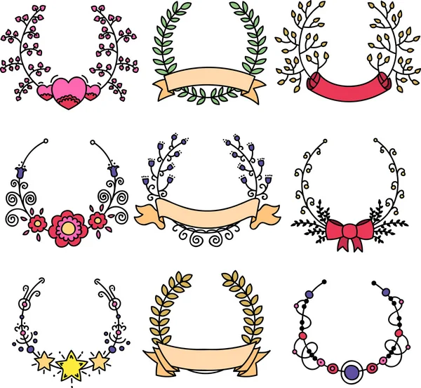 Calligraphy floral frame Stock Vector by ©whitebarbie 71606031