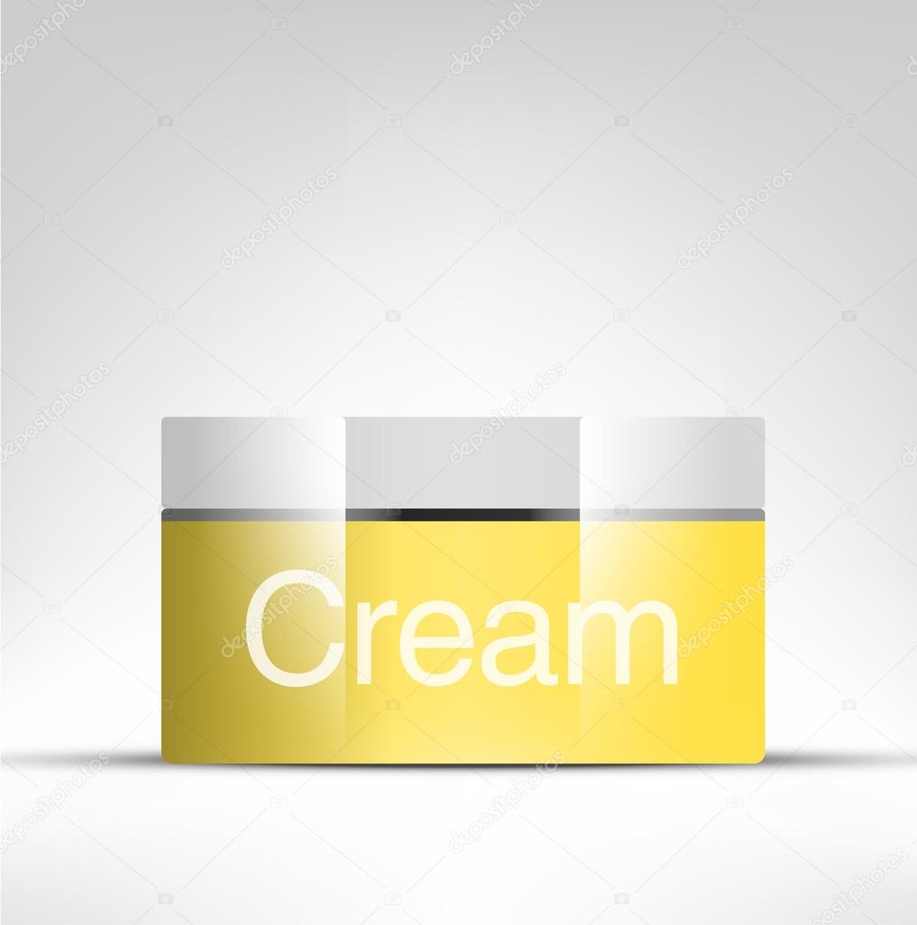 Cosmetic Container for Cream Stock Vector by ©whitebarbie 81779350