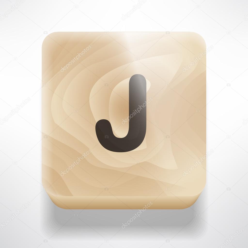Wooden cube with letter J Stock Vector Image by ©whitebarbie #97481024