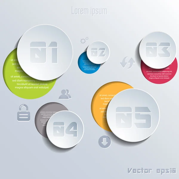 Abstract 3d paper shapes Stock Vector Image by ©gordanas #64749993