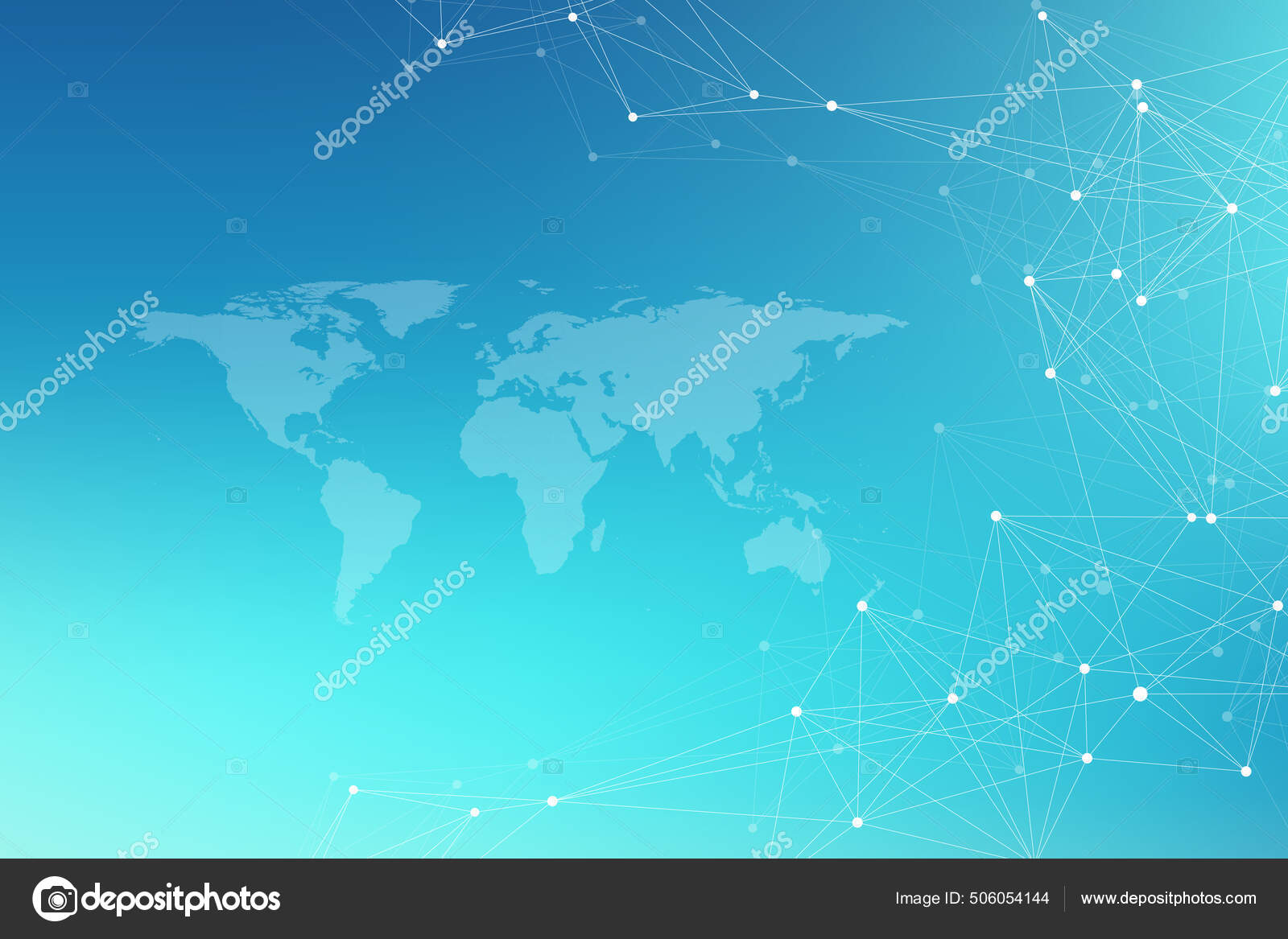 World map global technology networking concept. Digital data ...
