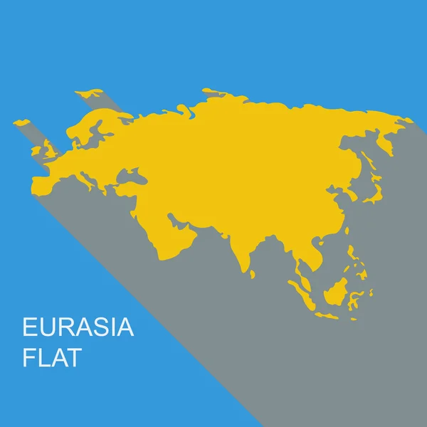 Eurasia map icon — Stock Vector © FamilyF #65689127