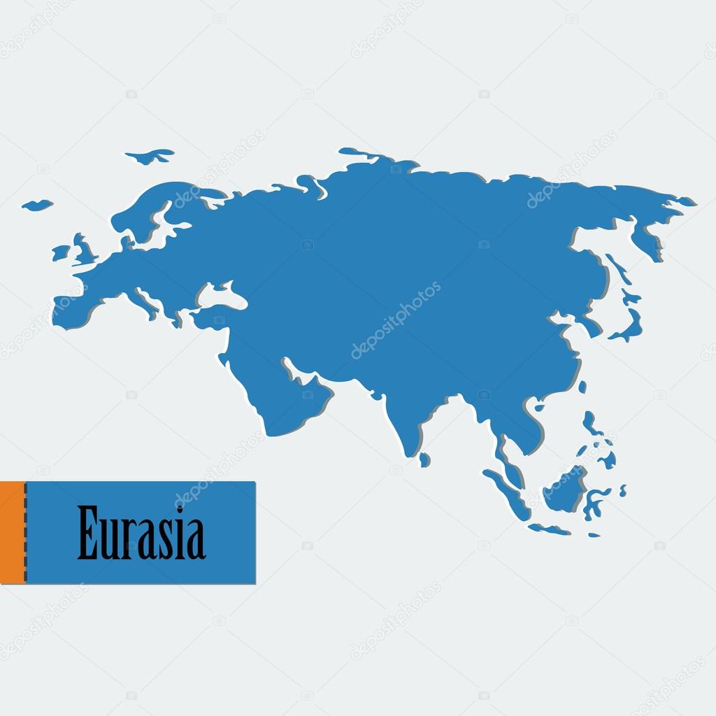Eurasia map icon — Stock Vector © FamilyF #65689127