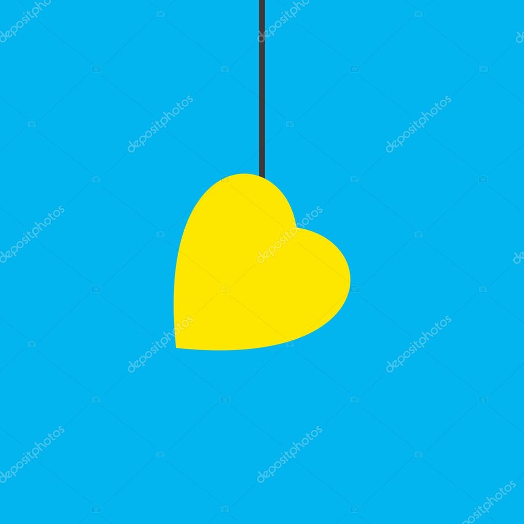 Yellow heart icon Stock Vector Image by ©Alexandrovskyi #65111409