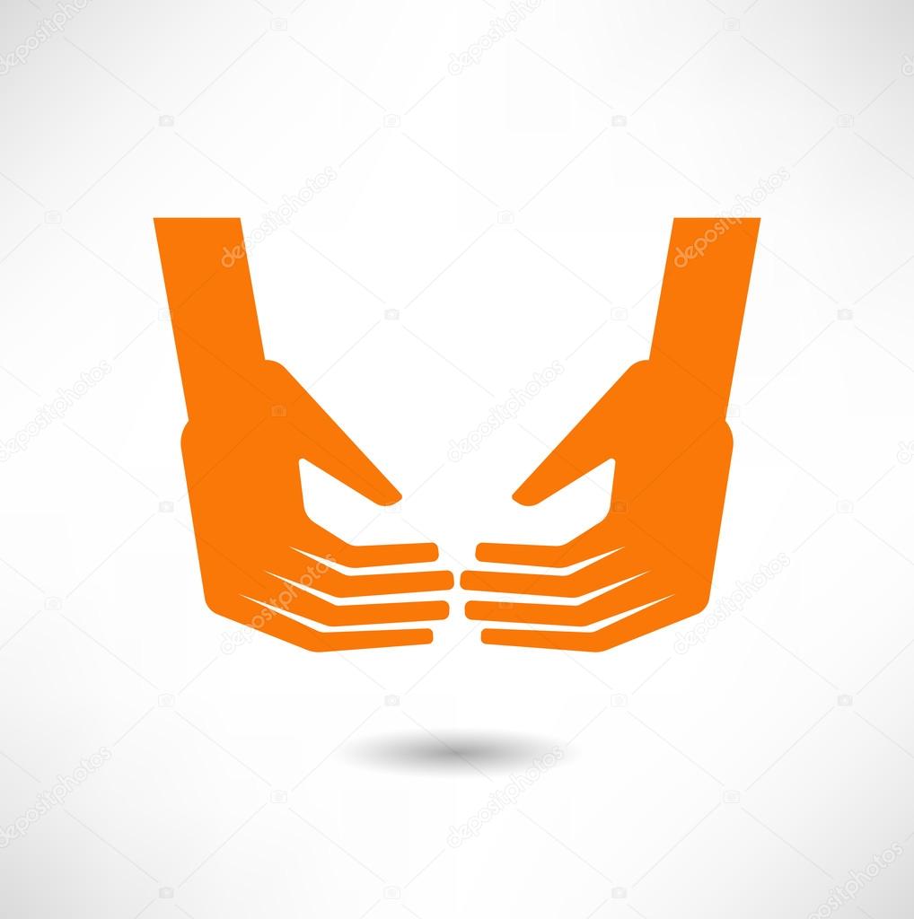 Icono de dos manos Vector de stock #65111881 de ©Alexandrovskyi