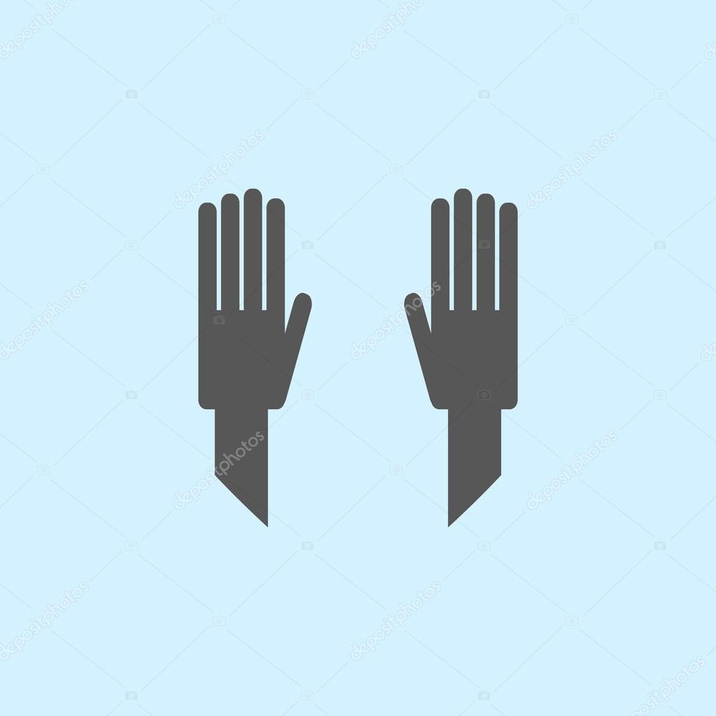 Two Hands icon Stock Vector by ©Alexandrovskyi 65111919