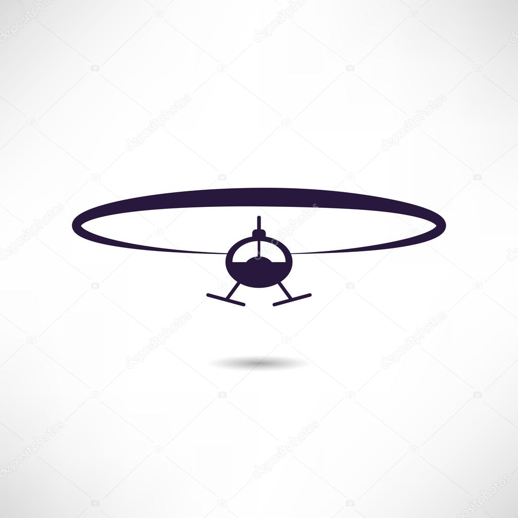 Flying Helicopter icon Stock Vector by ©Alexandrovskyi 65112413