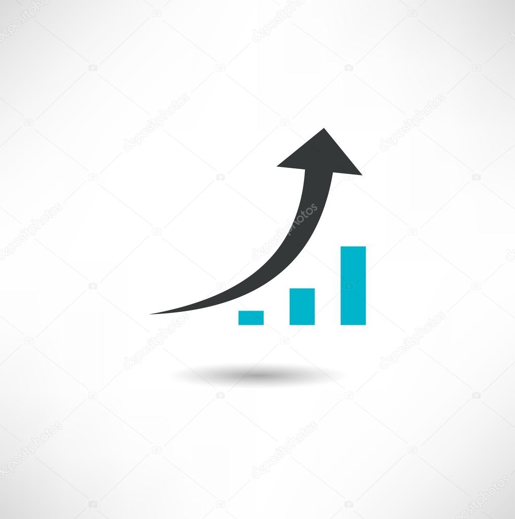 Vetor De Icone De Seta De Crescimento Imagens Seta De Crescimento PNG