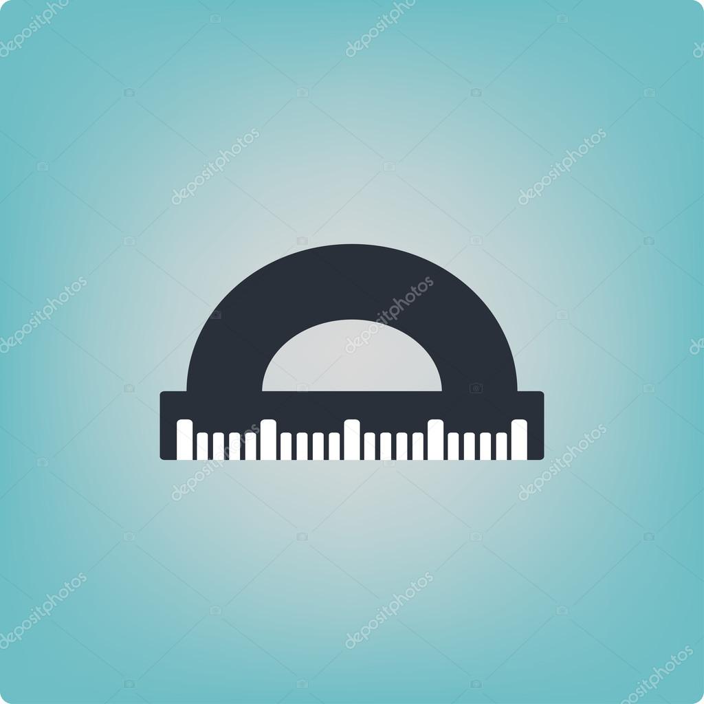 Drawing Protractor icon Stock Vector by ©Alexandrovskyi 65114481