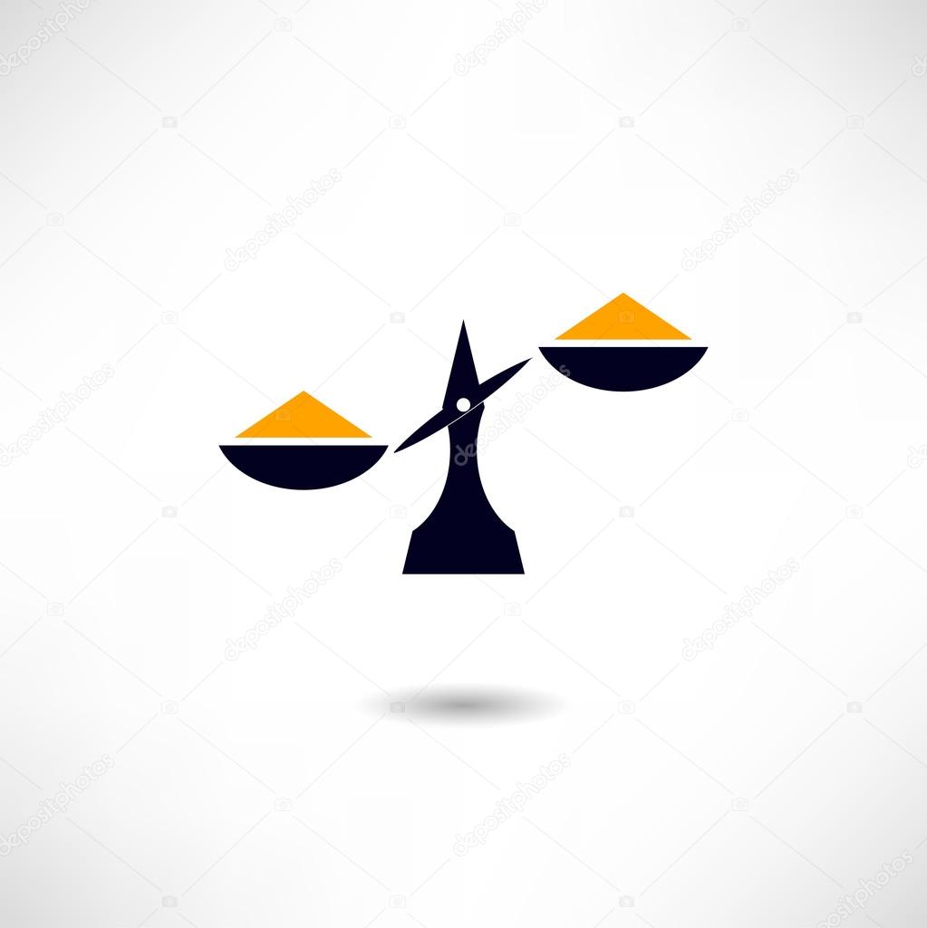 Balance scale icon Stock Vector by ©Alexandrovskyi 69636951