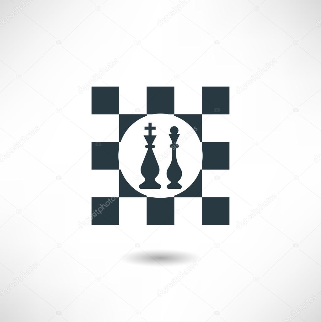Chess icon on white Stock Vector Image by ©Alexandrovskyi #86549460
