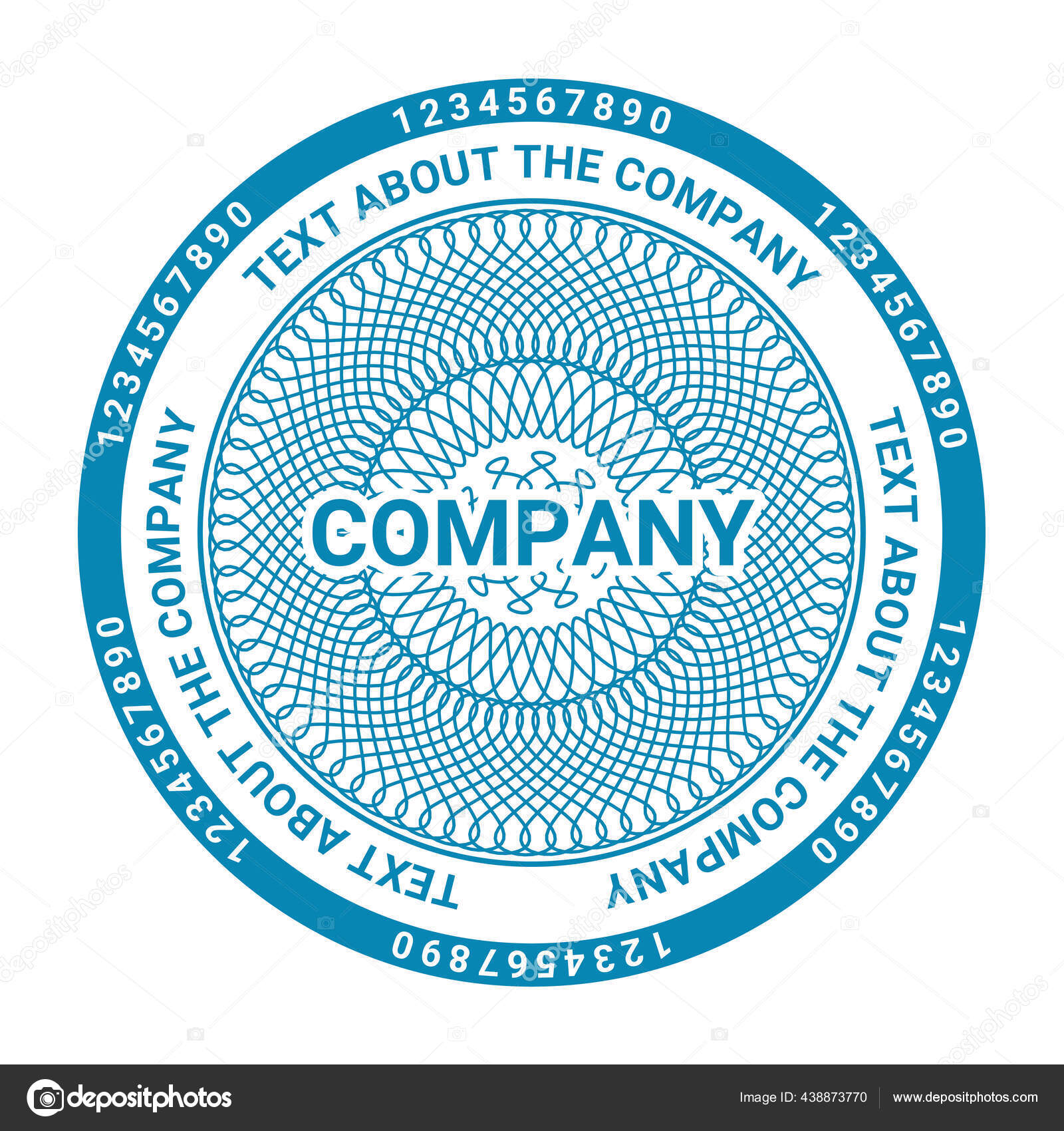 Company Rubber Stamp Template